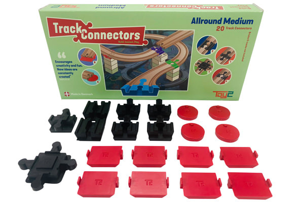 Toy2 Track Connectors Allround Medium | Houtentrein.be